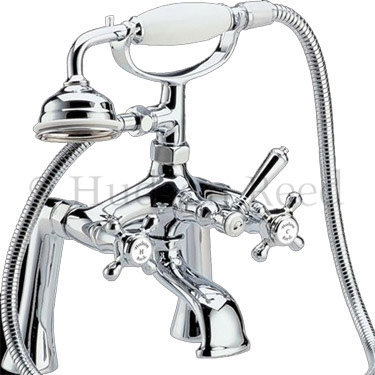 Hudson Reed Jade Freestanding Bath Shower Mixer - Chrome at Victorian ...