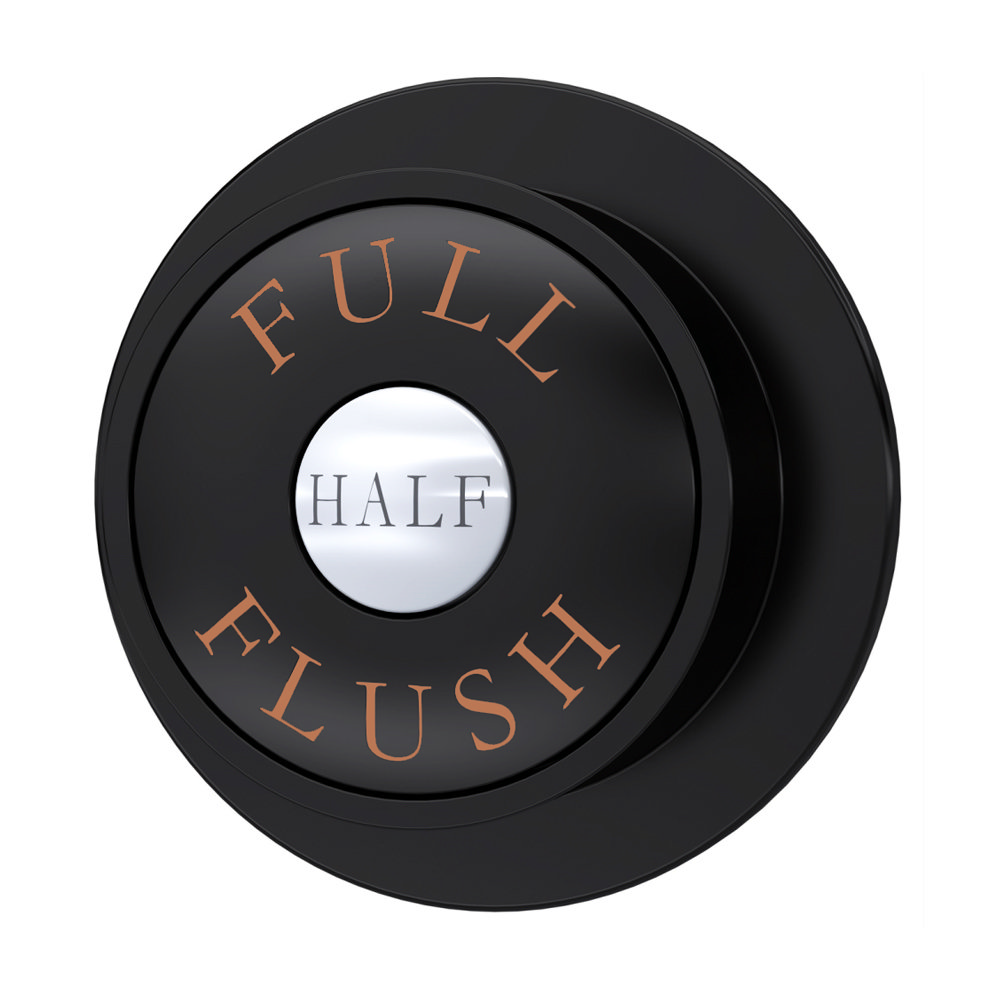 Chatsworth Traditional Dual Flush Push Button - Black | Victorian ...