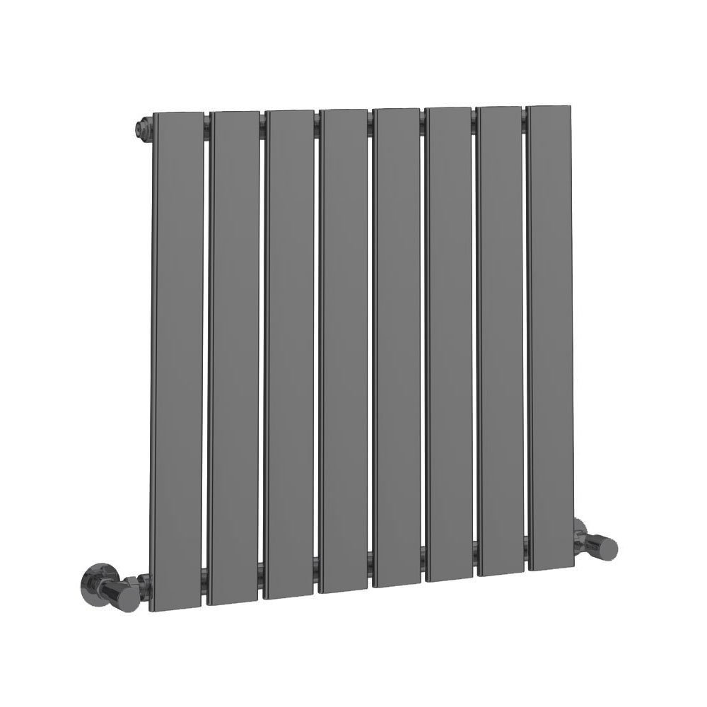 Urban Black Nickel Horizontal H600 x W604mm Radiator - Single Panel ...