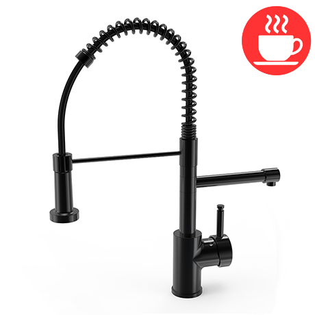Bower Multiuse 3-in-1 Instant Boiling Water Tap - Matt Black with ...