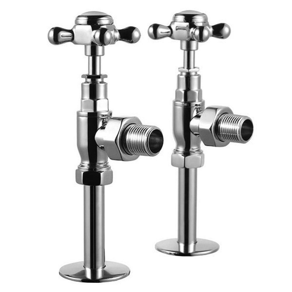 Burlington Cleaver Radiator And Angled Valves At Victorian Plumbing UK burlington-cleaver-radiator-and-angled-valves-at-victorian-plumbing-uk