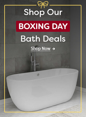 1400 Hinged Square Bath Screen at Victorian Plumbing UK