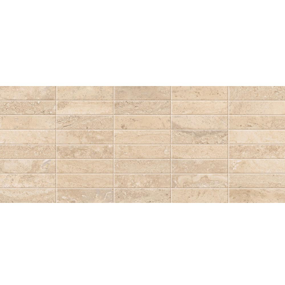 Bosa Marbled Gloss Cream Mosaic Wall Tile | Now At Victorian Plumbing