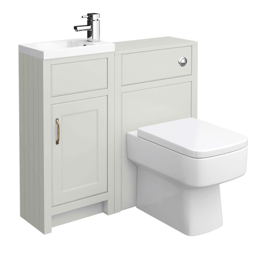 Chatsworth Traditional Grey Cloakroom Suite At Victorian Plumbing