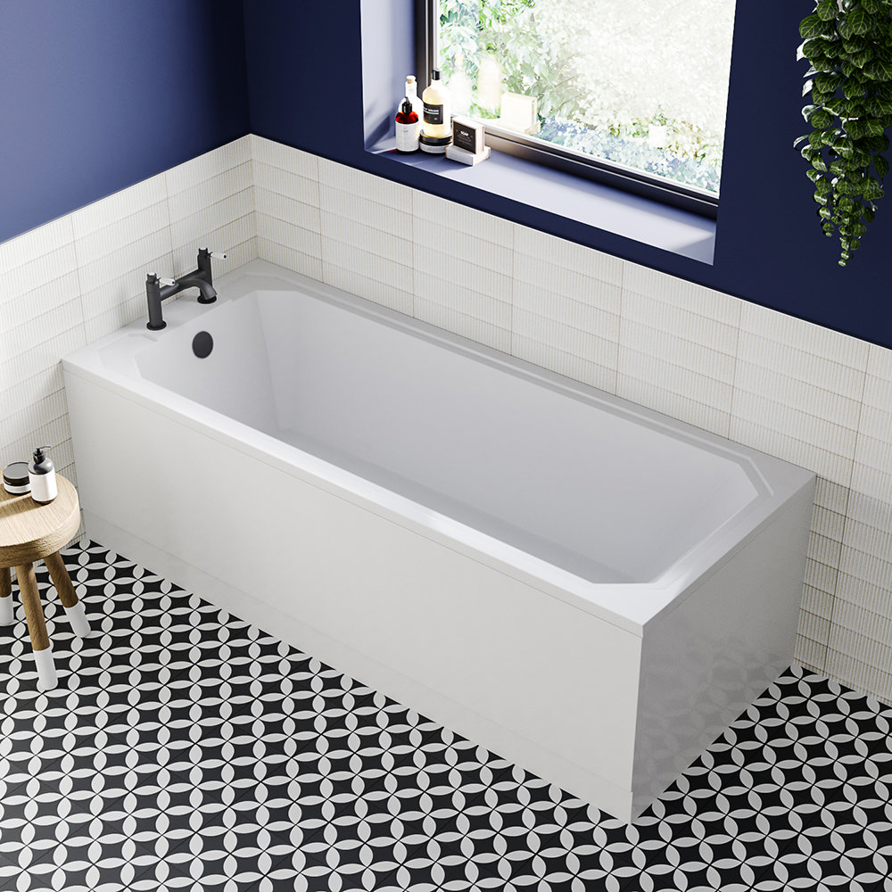 Chatsworth Art Deco 1700 x 700 Single Ended Bath | Victorian Plumbing UK