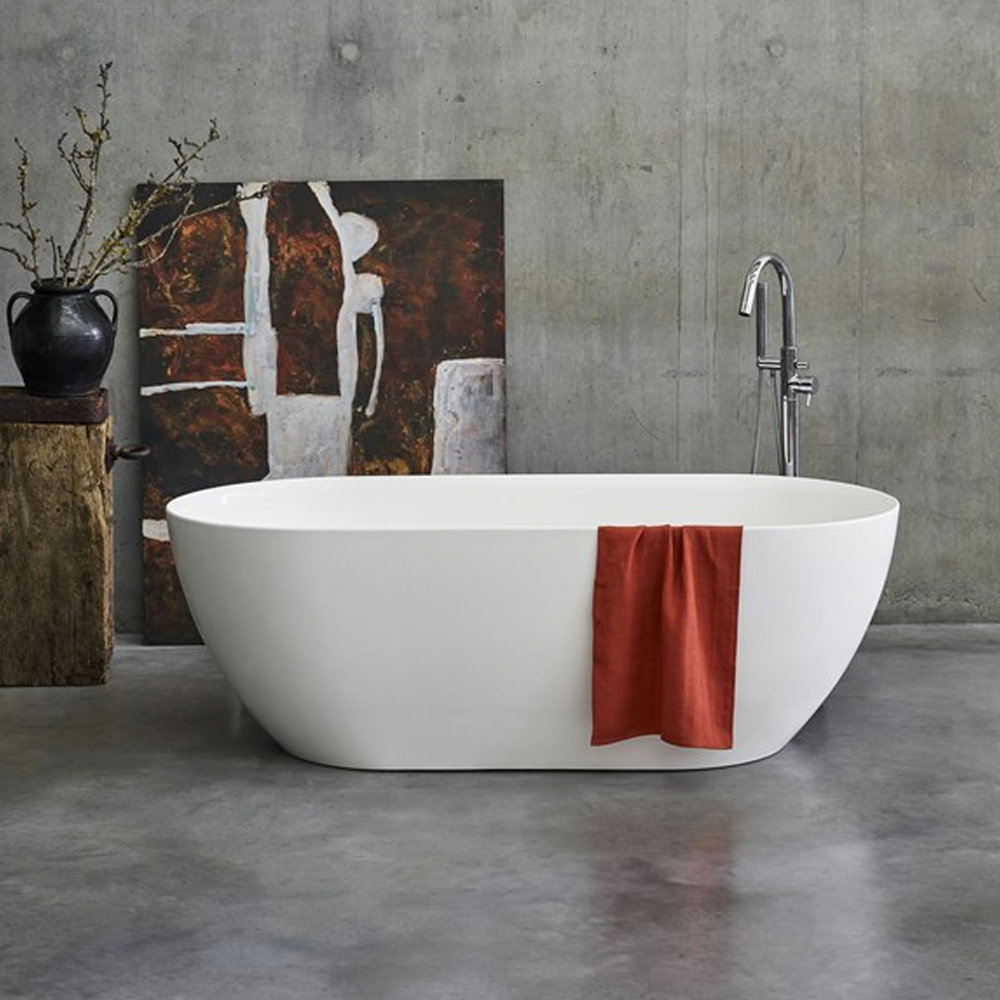 Clearwater Formoso ClearStone Bath at Victorian Plumbing UK