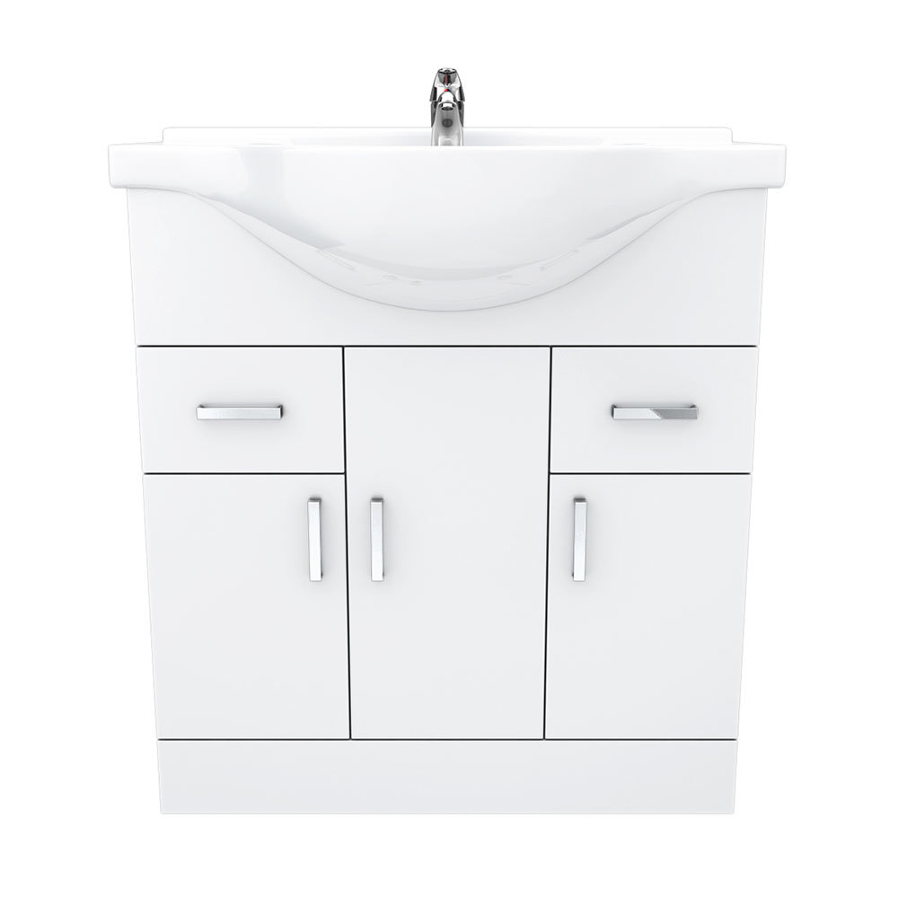 750mm Vanity Unit - White | Victorian Plumbing