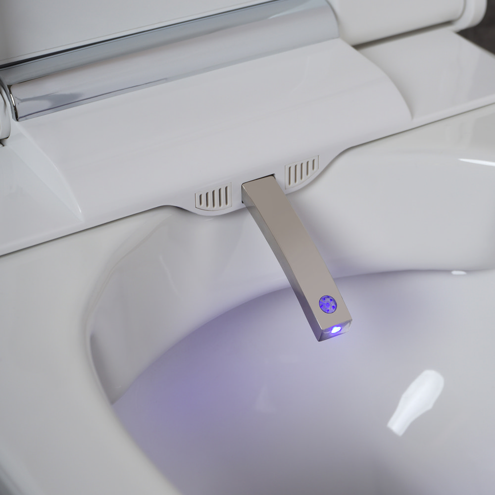 Cruze Wall Hung Smart Toilet with Bidet Wash Function, Heated Seat ...