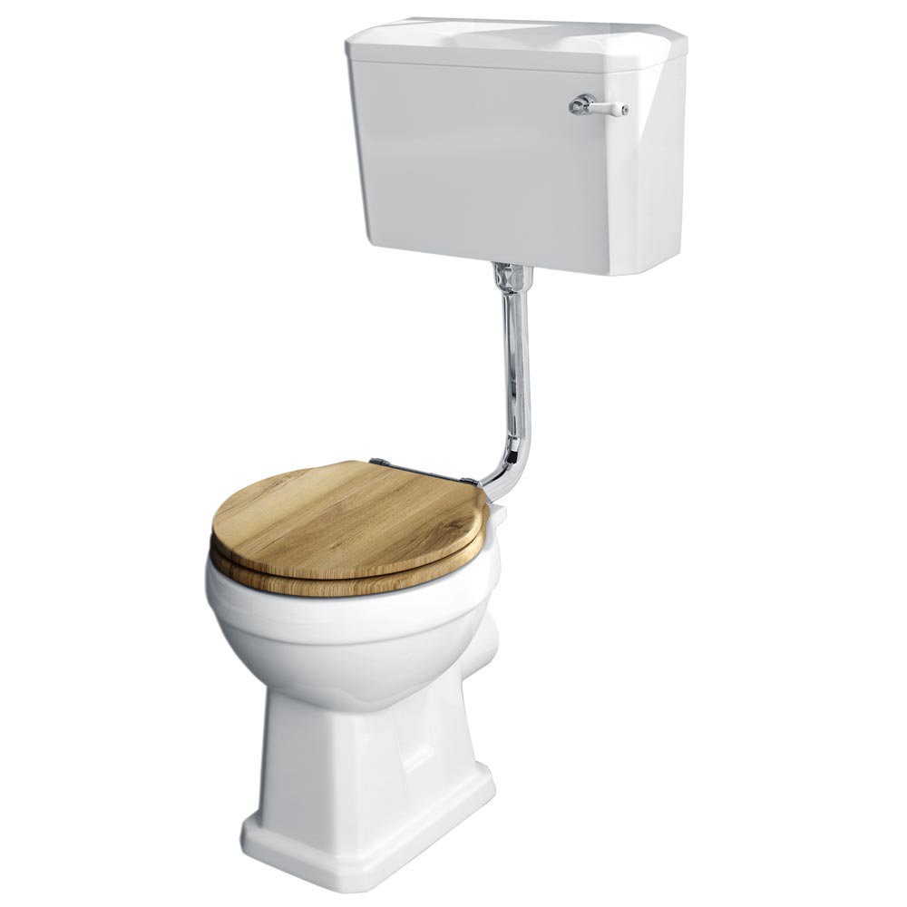 Carlton Low Level Traditional Ceramic WC Pan & Cistern (Excluding Seat ...