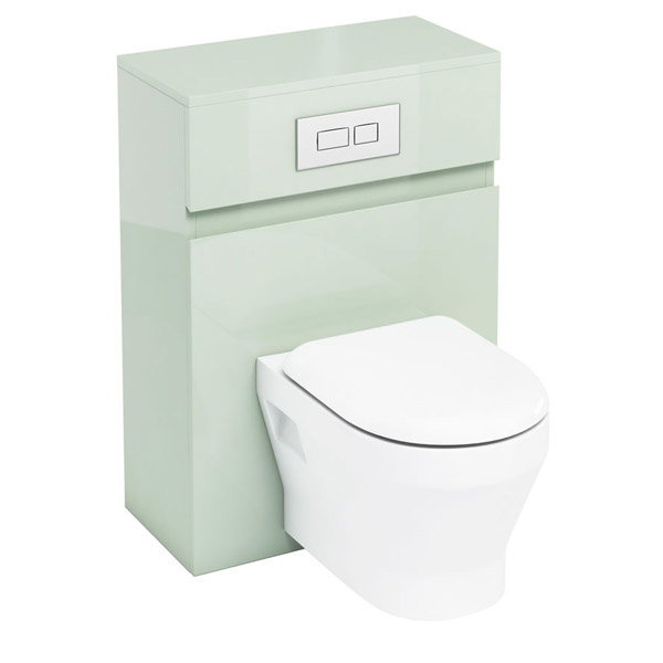 Aqua Cabinets - W600 x D300mm Wall Hung WC Unit with pan, cistern ...