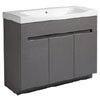 Roper Rhodes Diverge 1000mm Freestanding Unit | Charcoal Elm Finish