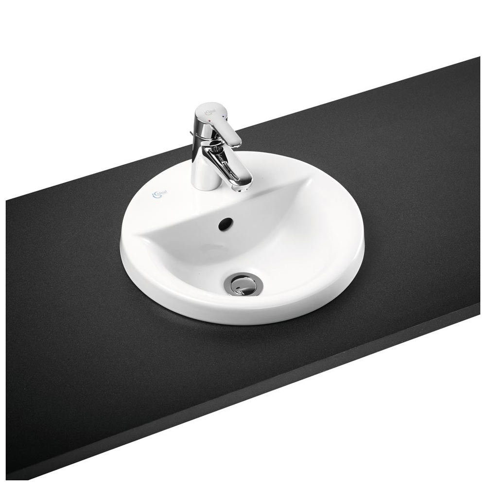 Ideal Standard Connect Sphere 1TH Inset Countertop Basin