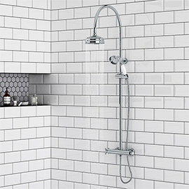 Traditional Shower | Exposed Shower | Victorian Plumbing