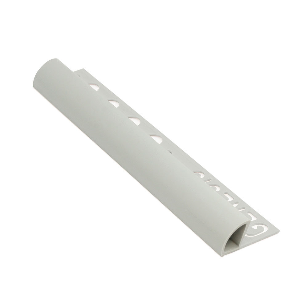 Genesis 8mm Grey PVC Round Edge Regular Tile Trim