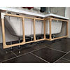 Easy Fit 1500-1700mm Extendable Front Bath Frame for L-Shape Baths