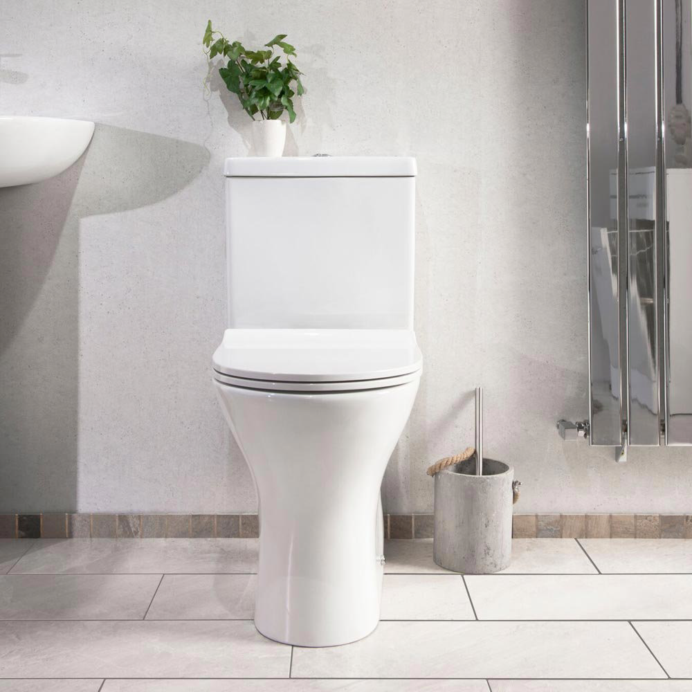 Eclipse Modern Short Projection Toilet + Seat | Victorian Plumbing