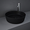 RAK Feeling Rimless Wall Hung Toilet with Soft Close Seat - Matt Black
