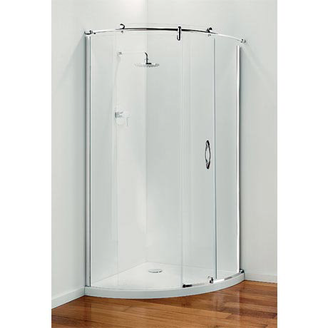 Coram Frameless Premier Crescent Shower Enclosure | Available Now