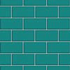 Fine Decor Teal Ceramica Subway Tile Wallpaper | Victorian Plumbing