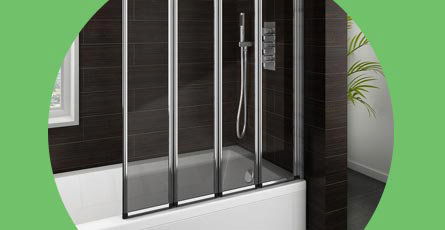 Folding Bath Screen | Bath Shower Screens | Victorian Plumbing