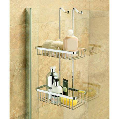 Coram Hanging Double Shower Basket | Now At Victorian Plumbing.co.uk