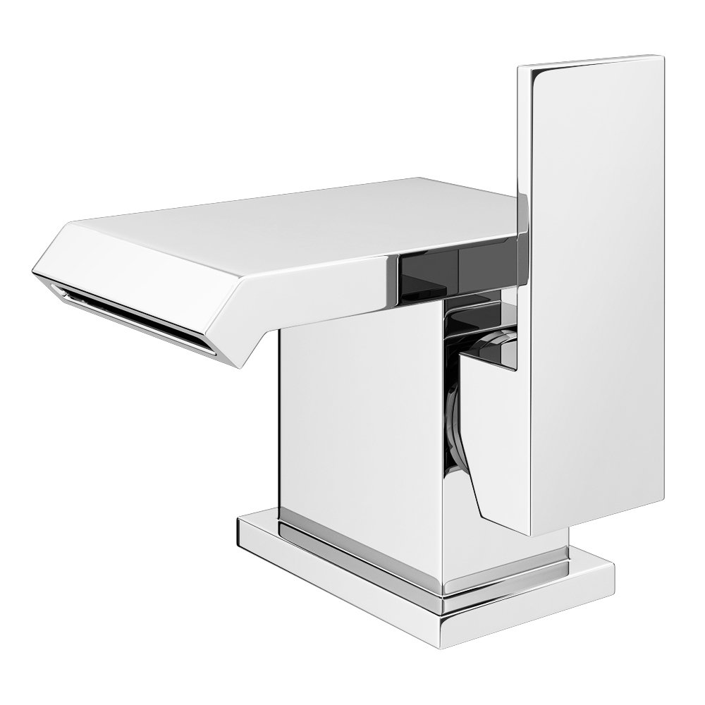 Glacier Waterfall Mono Basin Mixer Tap - GL001 at Victorian Plumbing UK