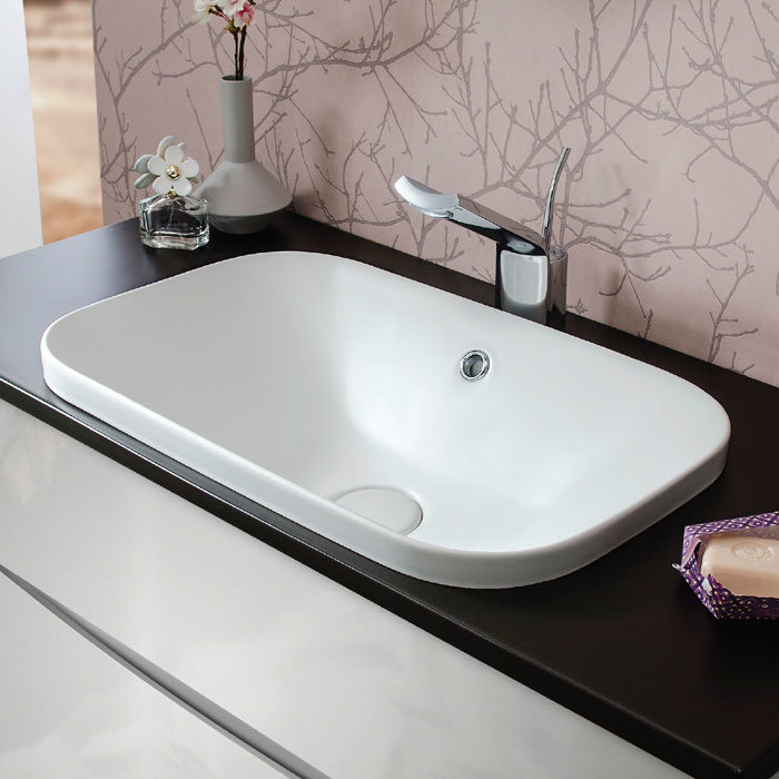 Bauhaus Plus+ Ton Ceramic Inset Basin | Matt White Design | Now Online