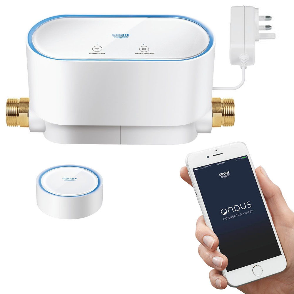 Grohe Sense Smart Water Control and Smart Water Sensor