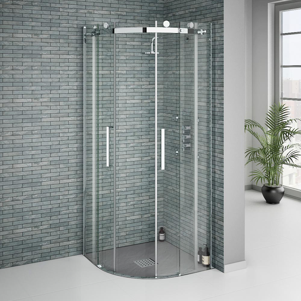 Graphite Slate Effect Shower Tray | 900x900mm | Victorian Plumbing