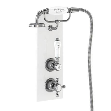Burlington Trent Concealed Thermostatic Valve & Cradle Single Outlet ...