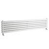 Nuie - Peony Horizontal Double Panel Radiator - 383 x 1800mm - White at ...