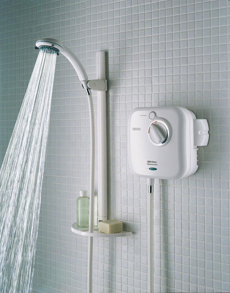 Bristan Hydropower 1000 XT Power Shower | White | Victorian Plumbing