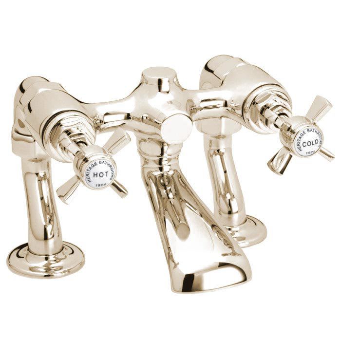 Heritage Dawlish Vintage Gold Bath Filler | Victorian Plumbing