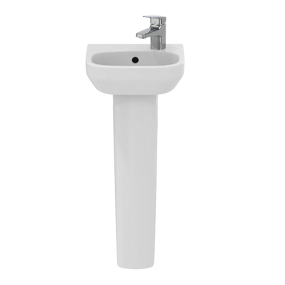 Ideal Standard i.Life A 350mm 1TH Handrinse Basin + Full Pedestal