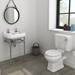 Keswick Traditional Double Basin En-Suite Bathroom | Victorian Plumbing UK