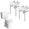 Keswick Traditional Double Basin En-Suite Bathroom | Victorian Plumbing UK