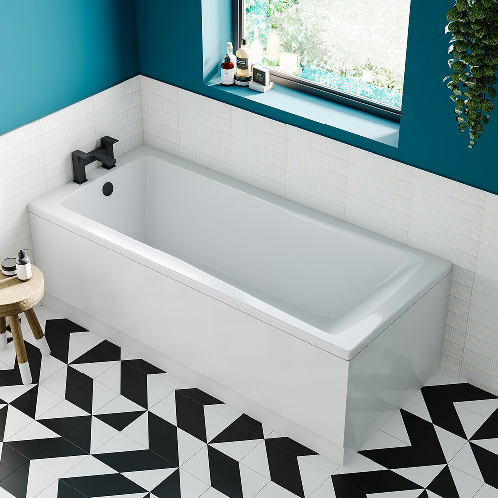 Kent Single Ended Bath | Now Available At Victorian Plumbing.co.uk