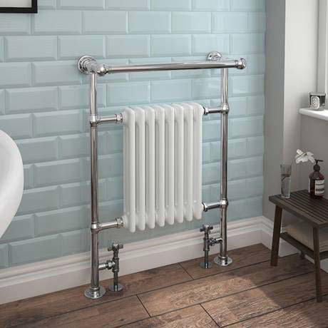 Keswick Traditional Heated Towel Rail Radiator at Victorian Plumbing UK