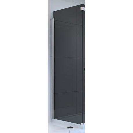 Merlyn 10 Series Smoked Black Glass Side Panel for Sliding Door