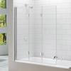 Merlyn Three Panel Folding Bath Screen (1400 x 1500mm)