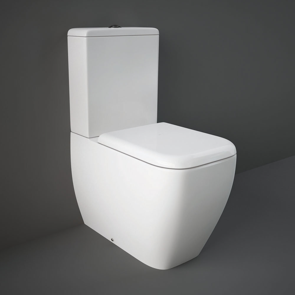 RAK Metropolitan Rimless Close Coupled Toilet + Soft Close Seat ...