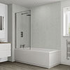 Multipanel Classic Frost White Bathroom Wall Panel