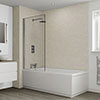 Multipanel Classic Riven Marble Bathroom Wall Panel
