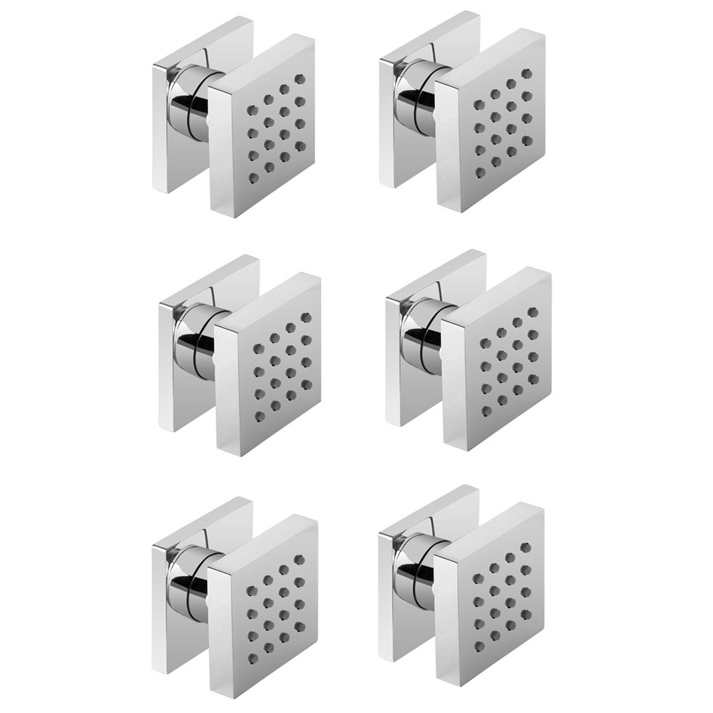 Milan Body Jet | 6 Slim Square Jets | At Victorian Plumbing.co.uk Now