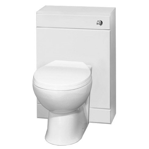 Sienna 500mm BTW Toilet Unit Inc. Cistern + Soft Close Seat (Depth ...