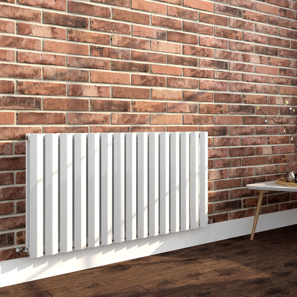 Milan 600 X 1136 Horizontal White Double Panel Radiator Victorian milan-600-x-1136-horizontal-white-double-panel-radiator-victorian