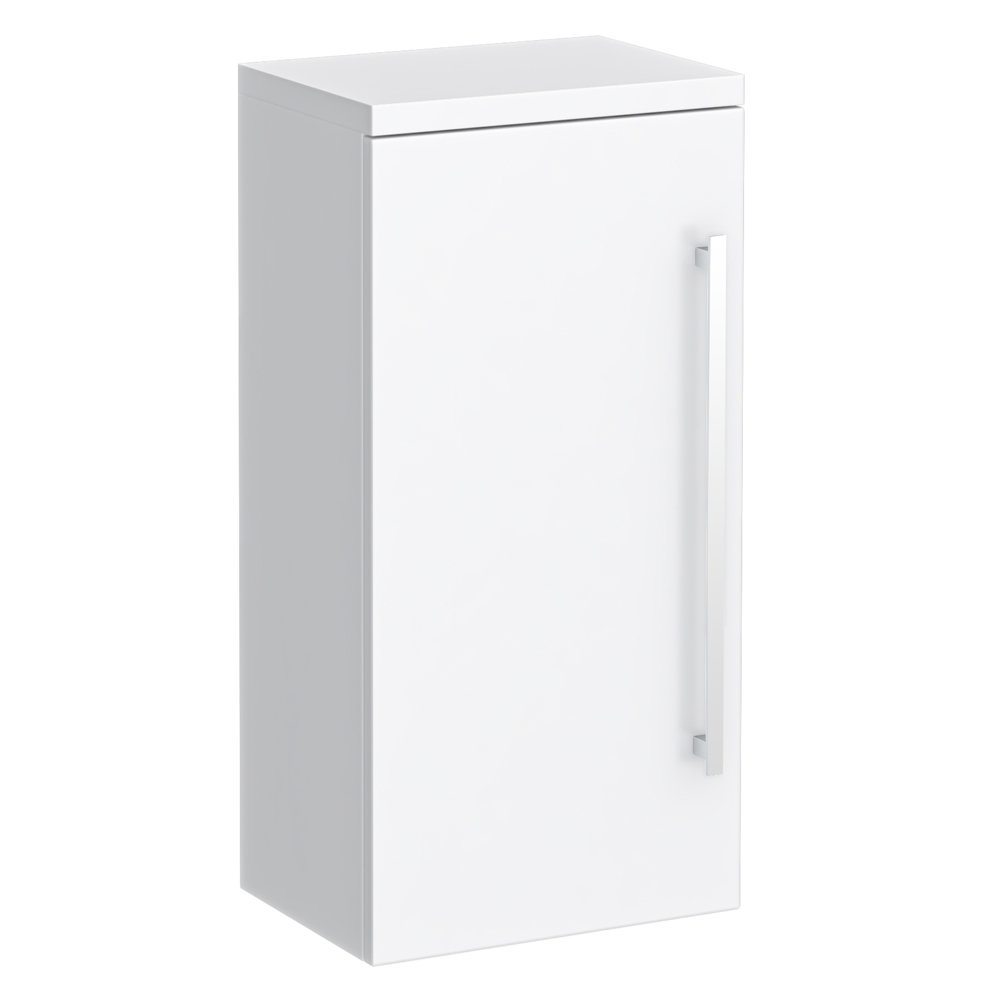 Nova High Gloss White Wall Mounted Cupboard W350 x D250mm - VTY071 at ...