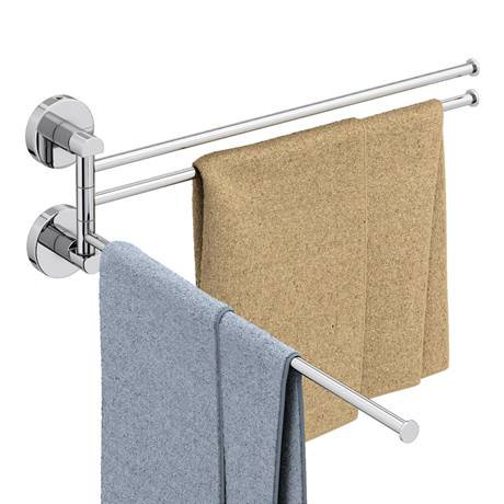 Orion Adjustable Triple Towel Rail | Available From Victorian Plumbing
