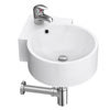 Othello Round Wall Hung Corner Basin | Now At Victorian Plumbing