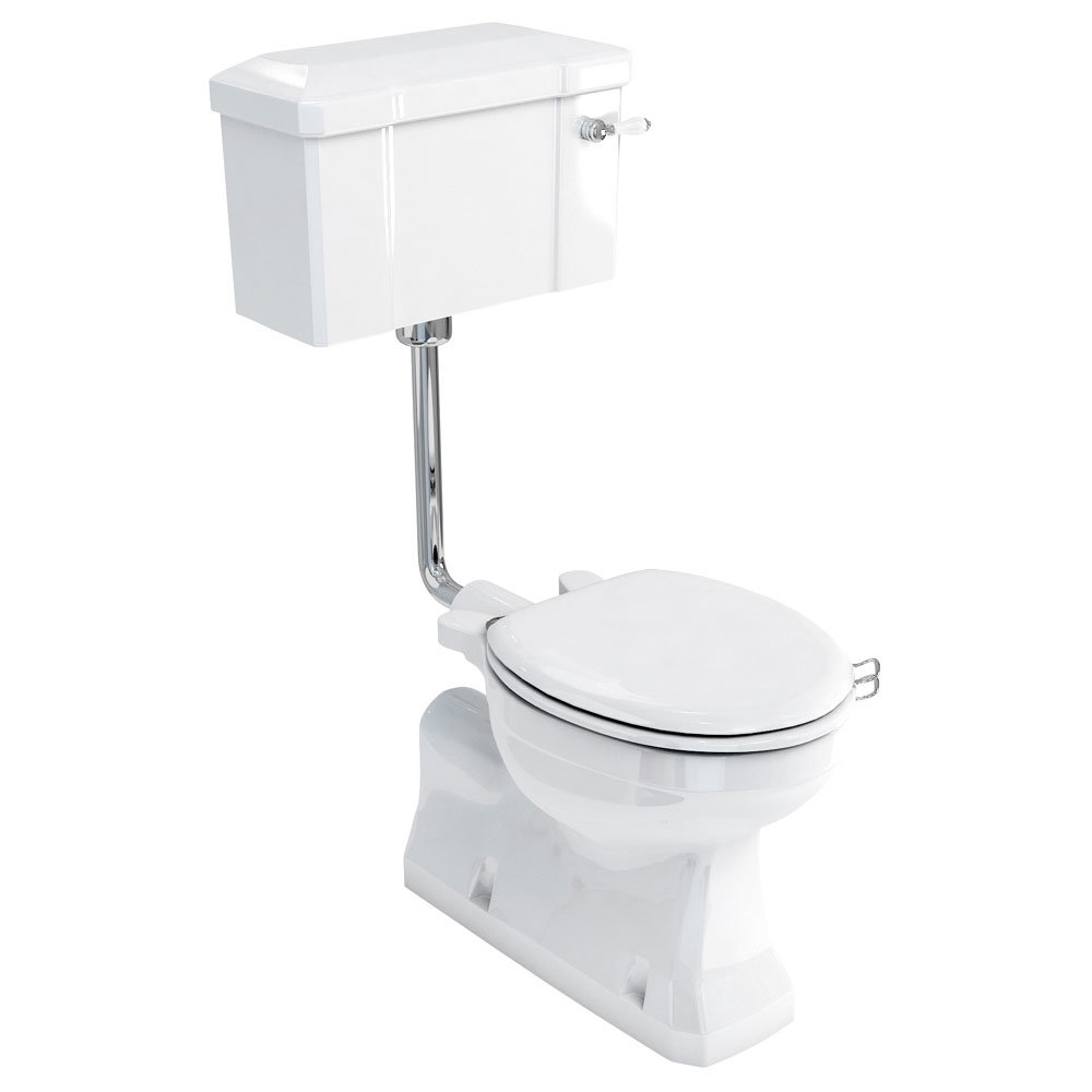 Burlington Concealed Bottom Outlet Low-Level WC With Lever Flush